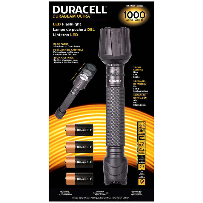 Duracell 1000 Lumen Flashlight – Green Truck & Trailer Parts and Service