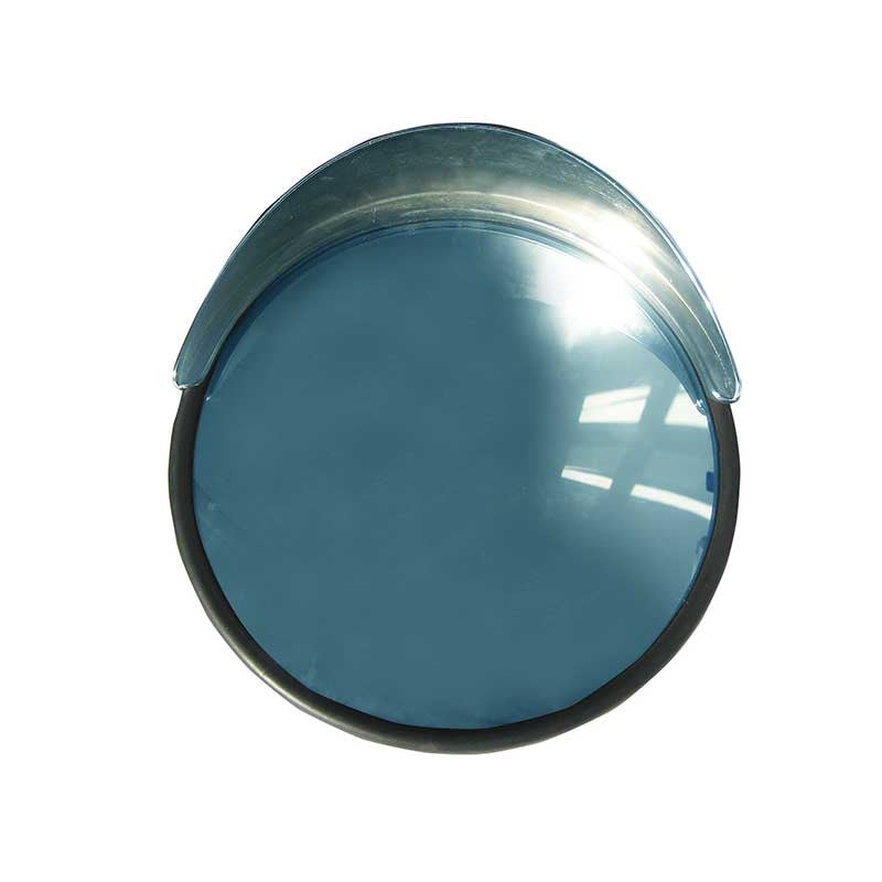 Chrome Plastic 8 Inch Convex Mirror Visor – Green Truck & Trailer Parts ...